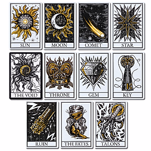 Game Master's Merchant The Deck of Many Things | Compatible with Dungeons and Dragons (D&D) Fifth Edition | for use by Dungeon Masters & PCs | 5e Accessories | DND Dice TTRPG