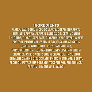 Every Man Jack Daily Shampoo+Conditioner for All hair types, Sandalwood, 13.5 Fluid Ounce