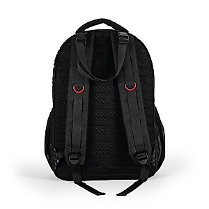 ONIVA - a Picnic Time brand - Disney Classic Mickey Mouse Park Tripper Day Bag - Cooler Backpack - Soft Cooler Backpack - Insulated Lunch Bag, (Black with White Pattern)