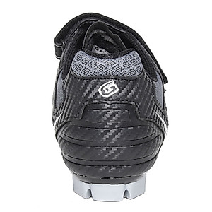 Gavin MTB Mountain Bike Mesh Indoor Fitness Cycling Shoes Mens Womens SPD, 39 EU Black/Grey