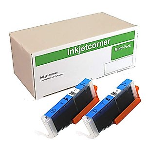 Inkjetcorner Compatible Ink Cartridge Replacement for CLI-281C CLI-281 XXL for use with TR8622 TR8620A TR8620 TR8520 TS6320 TS8320 TR7520 TS702 TS9120 TS8220 (Cyan, 2-Pack)