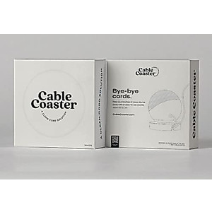 Cable Management Cord Organizer Stand for Apple HomePod Mini, New Amazon Echo (4th Generation), Amazon Echo Dot, Google Home Mini, and Other Electronic Devices. (White)