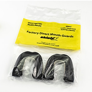 Shield Sports - Adult Double Density Mouth Guard - 2 Pack - Made in The USA
