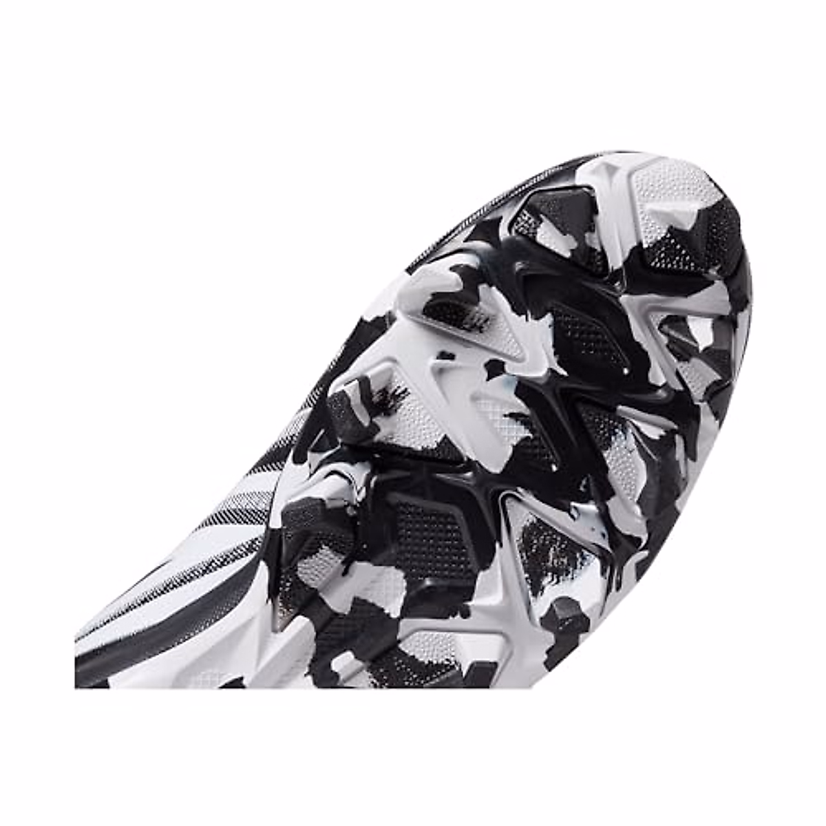 adidas Men's Freak Spark 23 Football Shoe, Black/White/Black (Molded), 12