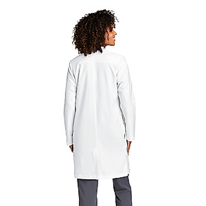 Custom Embroidered Womens Medical Laboratory Coats - Add Your Name or Text - Long Sleeve 3-Pocket Long Lab Coats