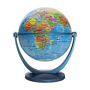 Waypoint Geographic GyroGlobe World Globe, 4", Blue Oceans