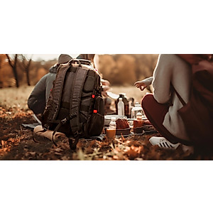 OPACK Travel Laptop Backpack 17.3" Computer Backpack Water-Repellent College Daypack Business Backpack with Large RFID Pockets & USB Port safety reflective strip for Men Women