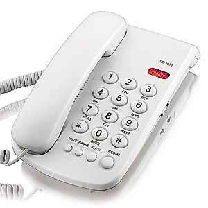 TCF-2000 Desktop Fixed Telephone Elegant Corded Landline Phone for Hotels and Homes Bars Guest Room Home Phone Hotel Phone Corded Phone Desktop Fixed Telephone Wall Mountable Landline Phone
