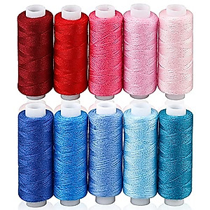 CiaraQ Sewing Threads Kits, 30 Colors Polyester 250 Yards Per Spools for Hand Sewing & Embroidery
