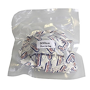 (50) 10"x16" One Gallon Food Storage Mylar Bags And (50) 300CC Oxygen Absorbers
