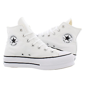 Converse Chuck Taylor All Star High-Top Platform Sneaker Optical White 8.5 B (M)