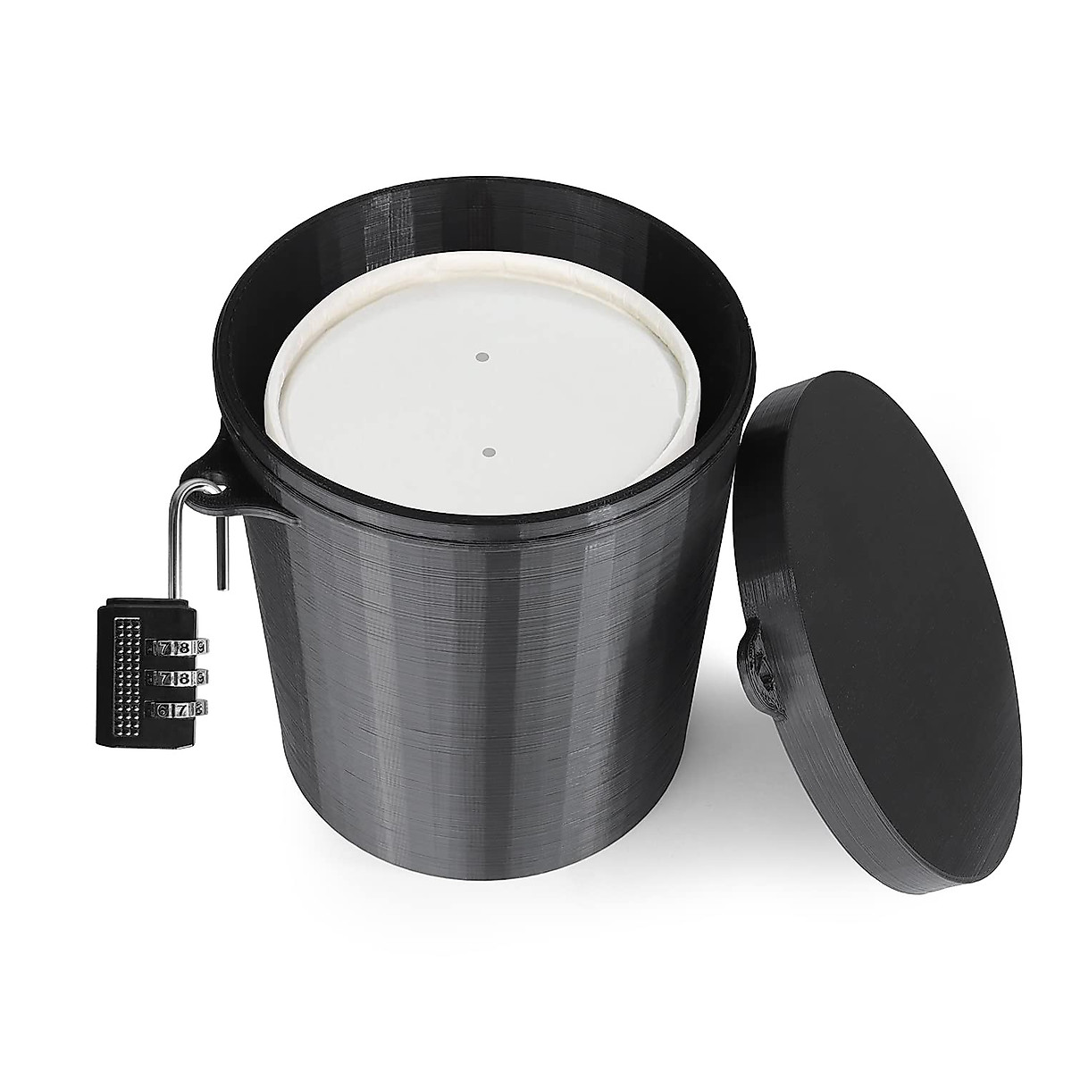 Brilliant Sweet Safe 3.0 Biggest Pint + Handmade Quart + Tub - Ice Cream Combination Lock & Safety Container! - Truly Functional