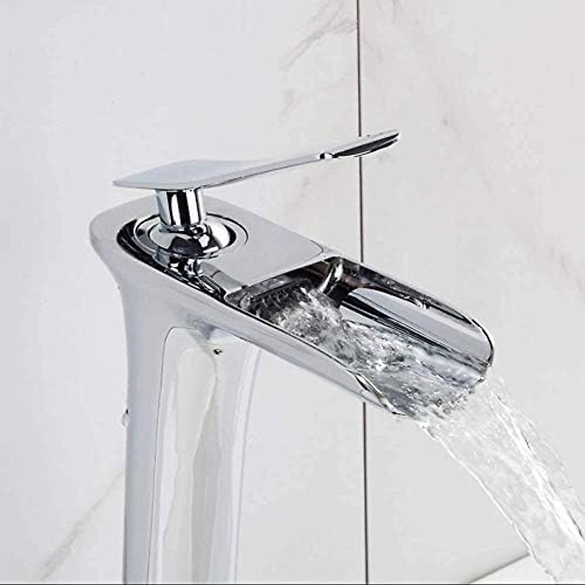 GUOWENHA Kitchen Taps Basin Faucet Bath Waterfall Shower Faucet Bathtub Faucet Deck Mounted Brass Bathroom Faucets
