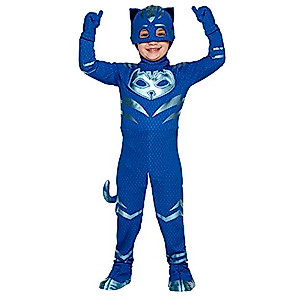 Spirit Halloween Toddler Catboy PJ Masks Costume | Officially Licensed Blue