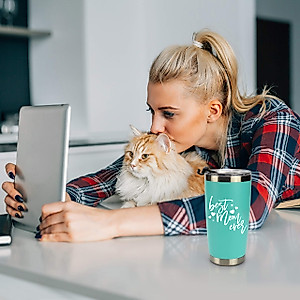 Best Mom Ever-Gift for Mom for Christmas, 20 Ounce Stainless Steel Tumbler