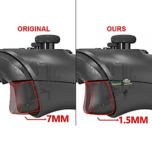 HEXGAMING ADVANCE Wireless Controller for Xbox Series X & S, for Xbox One, and for Windows 7/8/10-4 Remappable Back Buttons - Hair Triggers - Interchangeable Thumbsticks - The Great Waves