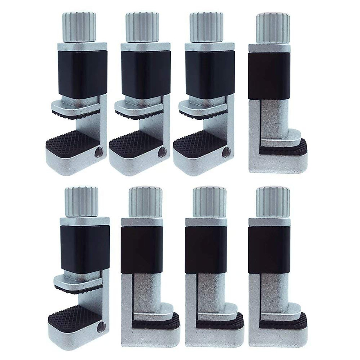 8pcs Phone Screen Repair Clamp with Protective Rubber Pad, Not Scratch on Screen, Adjustable Fastening Clamp Clip Compatible with iPad MacBook Tablet LCD iPhone Screen Replacement, Frame Clamp Tool