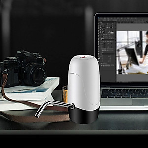 YYDGH Portable Water Bottle Pump 5 Gallon Water Bottle Dispenser USB Charging Automatic Drinking Water Pump Electric Water Dispenser Water Bottle Switch for Home, Office, Travel