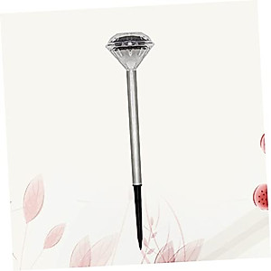 Outanaya Solar Light Outdoor LED Solar Lights Lawn Lights Solar Panels Garden Lights Lawn Lamp Garden LED Light Pathway LED Lights Solar Panel Lights Silver Rainproof LED Street Light