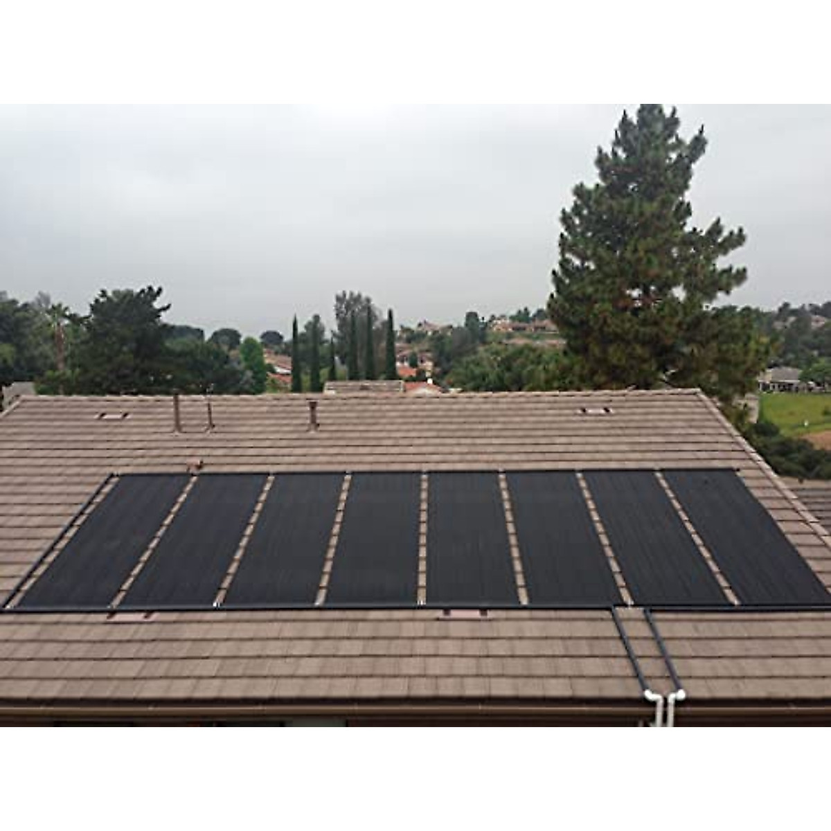 SolarPoolSupply Highest Performing Design - DIY Solar Pool Heater System Kit - 15-20 Year Life Expectancy (4-4x12 / 1.5" I.D. Header)