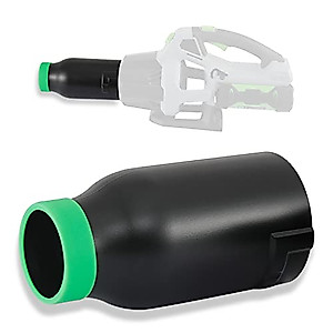 Karbay Stubby Car Drying Nozzle (8" Long) Compatible with Most EGO 530, 575, 580, 615, 650, 765 Leaf Blowers, Included Green Protective Silicone Band.