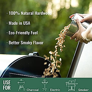 Z GRILLS 100% All-Natural Flavor American Competition-Blend Hard Grill, Smoke, Bake, Roast, Braise & BBQ Wood Pellet, 1 Pack Total 20lbs