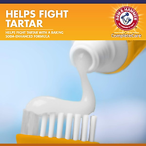 Arm & Hammer Enzymatic Dog Toothpaste - Peanut Butter Flavored Toothpaste - Baking Soda Infused Toothpaste - Complete Canine Oral Care for Fresh Breath & Dental Wellness - Doggie Toothpaste - 6.2 oz