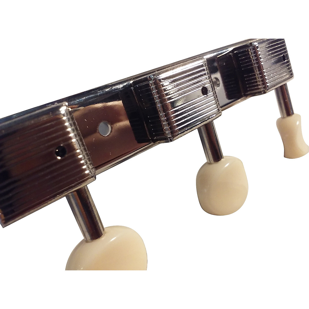 Kluson No-Line"3-On-A-Plate" Guitar Tuning Pegs W/Cream Buttons Fit Gibson Epi