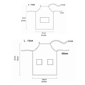 2 Pack Parent Child Apron, Waterproof Apron Pocket Gift for Mother Daughter