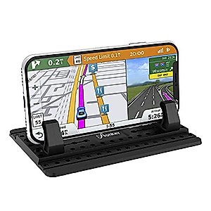 Cell Phone Holder for Car, AONKEY Dashboard Car Pad Mat Vehicle GPS Mount Universal Fit All Smartphones, Compatible iPhone Xs/XS Max XR X 6S 7/8 Plus, Galaxy Note 9/8 S8/S9/S10 Plus J7 J3, Pixel 3 XL