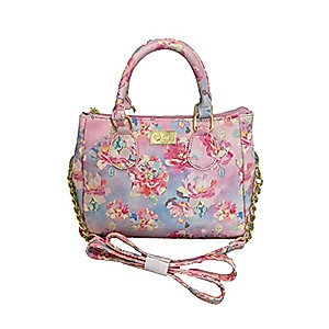 Luv Betsey Amelia Mid Size Satchel Floral One Size