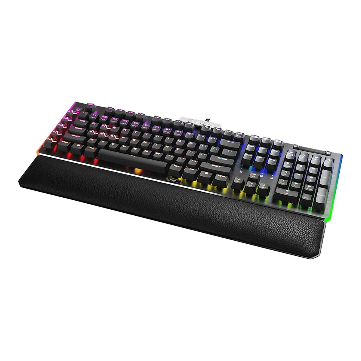EVGA USB Z20 RGB Optical Mechanical Gaming Keyboard, Optical Mechanical Switches (Clicky), 812-W1-20US-KR, Black