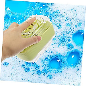 2pcs Box Soap Foaming Box Bathroom Supplies Soap Foaming Holder Soap Soapdish Laundry Brush Bubble Soap Multi-Functional Foaming Soap Dish The Lazy Travel Abs Multifunction