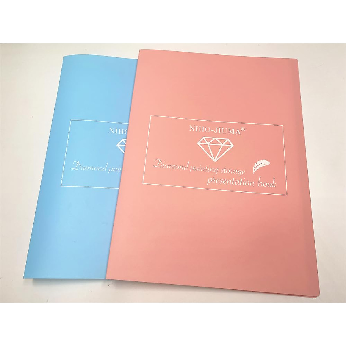 A3 Diamond Painting Storage Book, NIHO-JIUMA 40 Pages Diamond Art Portfolio Painting Storage Book, Suitable for 30X40cm/12x16 Inches diamond art