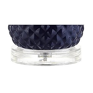 JONATHAN Y JYL4019A Pineapple 23" Ceramic LED Table Lamp Contemporary Transitional Bedside Desk Nightstand Lamp for Bedroom Living Room Office College Bookcase LED Bulb Included, Navy/Gold