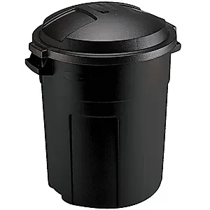 Rubbermaid Can, 20-Gallon, Black