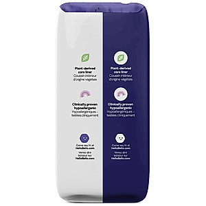 Hello Bello Premium Overnight Baby Diapers-Affordable Hypoallergenic and Eco-Friendly Extra Absorbent Diapers for Babies and Kids at Night-Size 5-Gender Neutral Design-72 Count (4 Packs of 18)