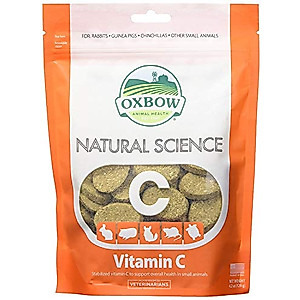 Oxbow Natural Science Vitamin C Supplement (120 g ), 2 pack, 4.2 oz each