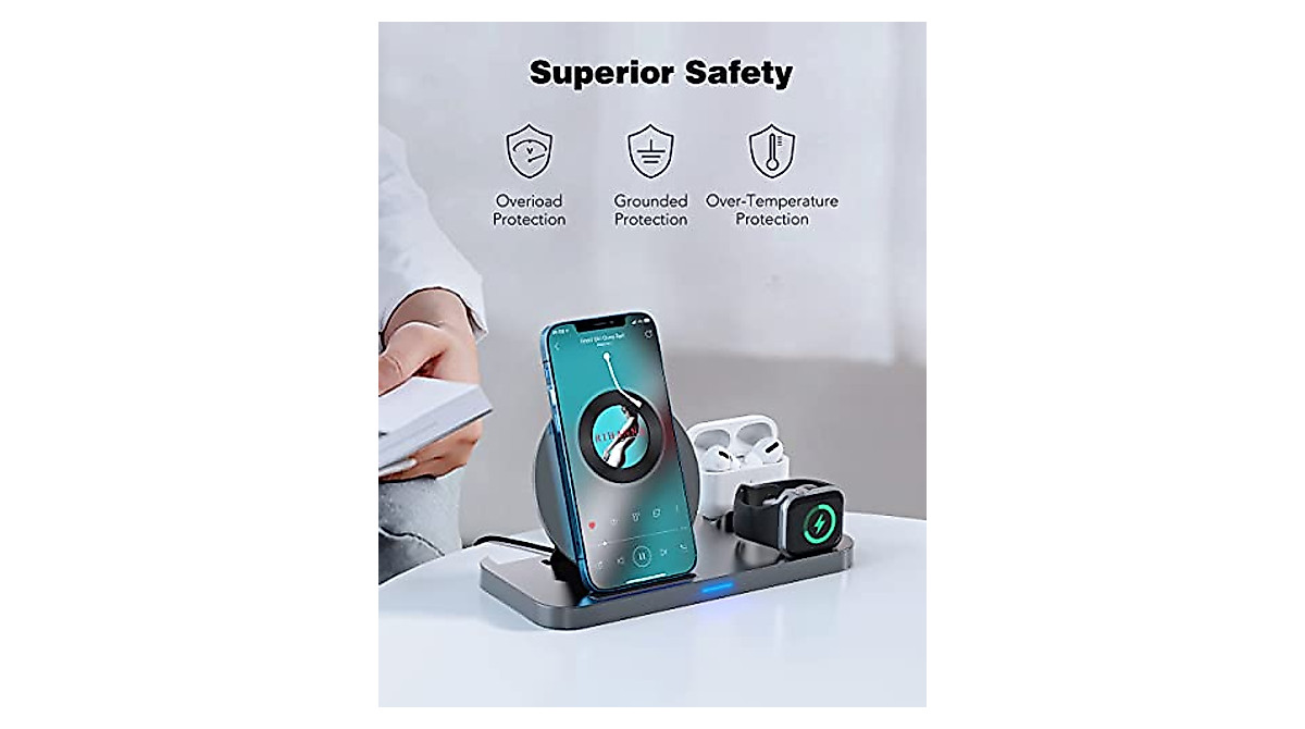 3-in-1 Wireless Charging Station for Apple Devices | Fast & Safe Charging