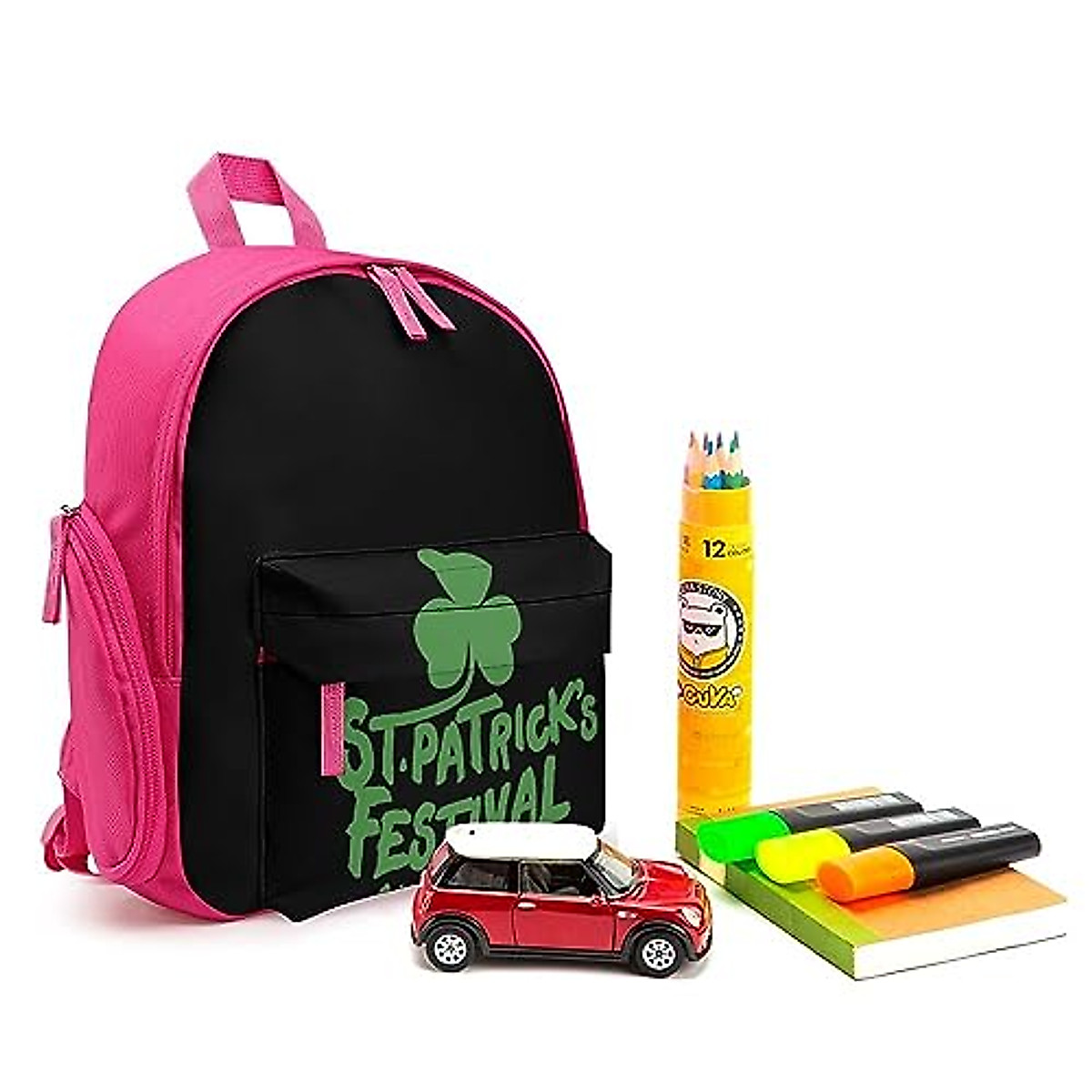 St Patrick's Day Auckland Backpack Lightweight Travel Work Bag Casual Daypack Business Laptop Backpack for Women Men