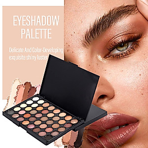 Joyeee All in One Makeup Kit For Teenager Girls, Full Starter Makeup Kit for Women Beginners Includes Eyeshadow Palette, Eye Brush, Mascara, Eyebrow Pencil, Eyeliner Pencil