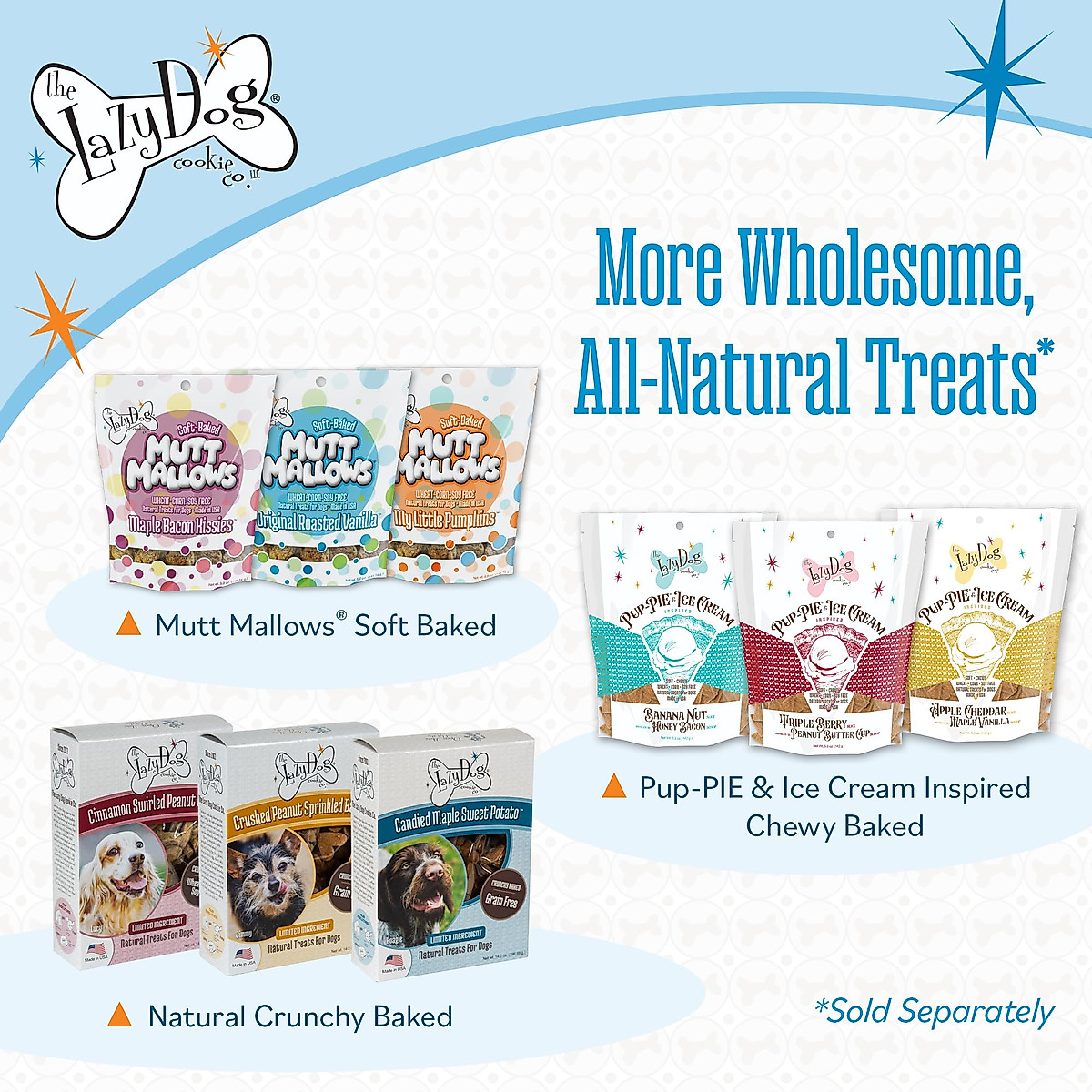 The Lazy Dog Cookie Co. Bake-at-Home Vanilla Birthday Cake Mix Dog Treat, 12-oz