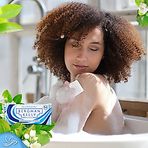 Bergman Kelly - Hotel Soap Bars - White Tea, 1 oz, 100 PK - Travel Size Luxury Bulk Amenities Bar Soap - Mini Individually Wrapped Rectangular Soap, Small Toiletries for Airbnb, Motel, Guest Bath