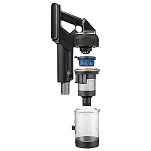 SAMSUNG BESPOKE Jet Cordless Stick Vacuum Cleaner with All In One Clean Station, Powerful Floor Cleaning for Carpet, Hardwood, Tile, Lightweight, HEPA Filtration, Woody Green