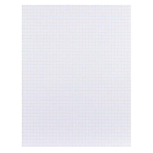 1InTheOffice Graph Pads, 8.5" x 11", Quadrille Pad 8.5 x 11, 50 Sheets/Pad (6 Pack)