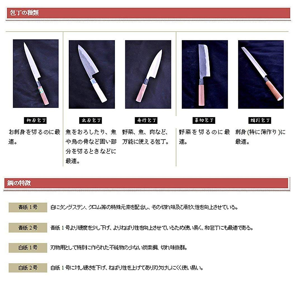 土佐刃物流通センター Tosa Hamono Distribution Center, Knife, Black Knife, Handling, Sabaki, White Steel, No. 1, 5.9 inches (150 mm)