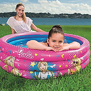 Bestway Barbie Children's 3-Ring Paddling Pool