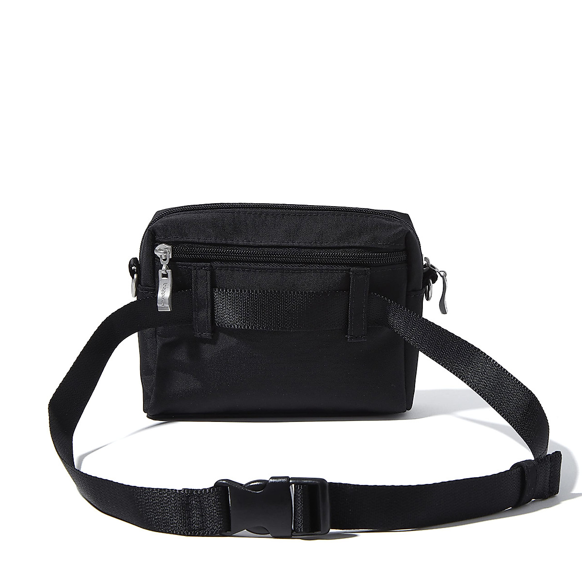 Baggallini Womens 2-in-1 2 in 1 Convertible Belt Bag, Black, One Size US