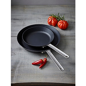 SCANPAN Scan Pan TechnIQ Series Modern Skillet Frying Pan 10.2 inches (26 cm), Induction Compatible, 10.2 inches (26 cm), Oven Safe, Pfoa Free, Safe Frying Pan STRATANIUM+ (8.7 inches (22 cm)