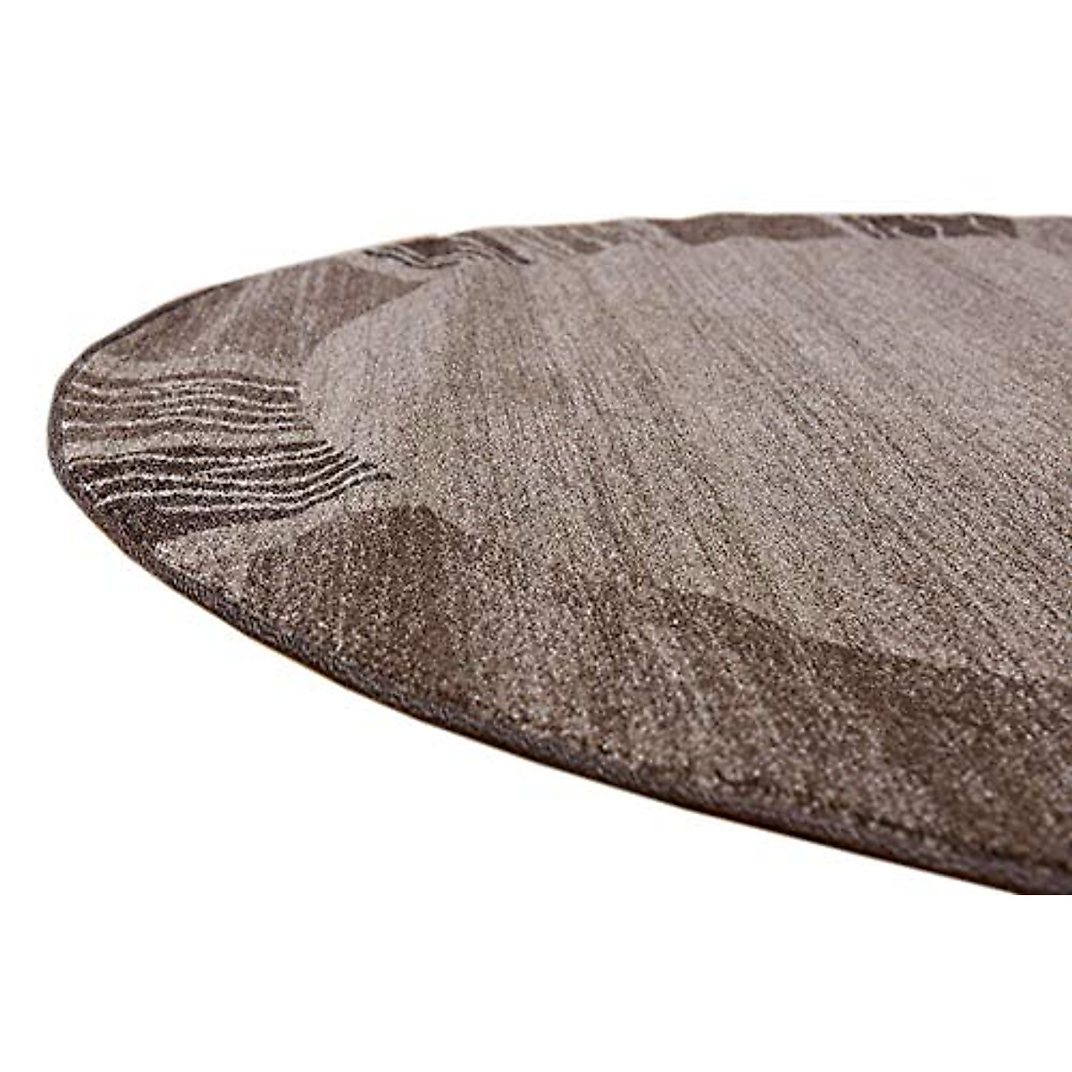 Unique Loom Del Mar Collection Area Rug-Transitional Inspired with Modern Contemporary Design, 6 ft x 6 ft, Light Brown/Beige